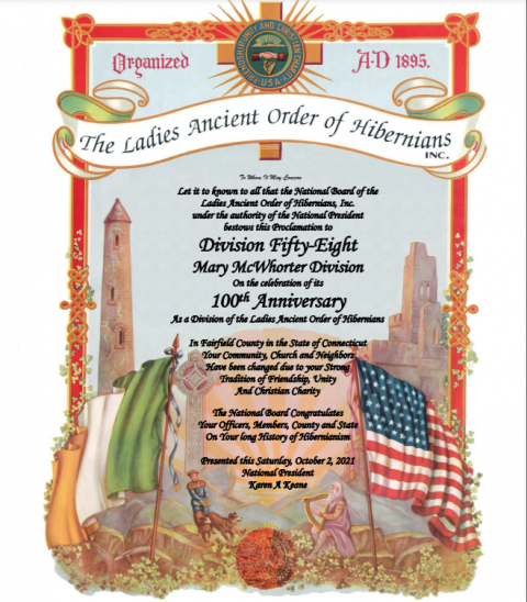 Ladies Ancient Order of Hibernians, Inc.